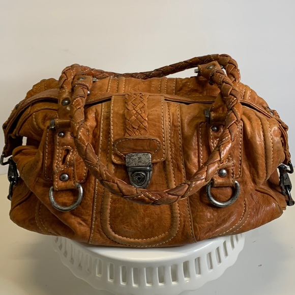 Bags | Vintage Jano By Anja Flint Leather Satchel | Poshmark